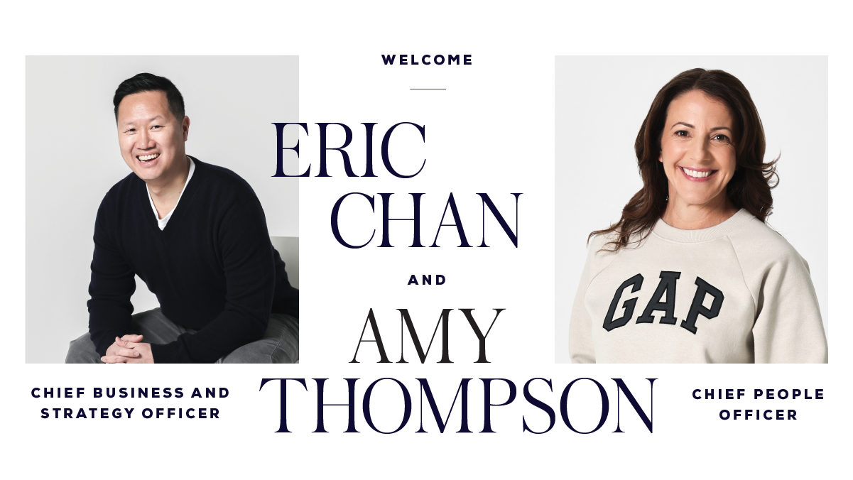 Gap Inc. Names Eric Chan as Chief Business and Strategy Officer and Amy ...